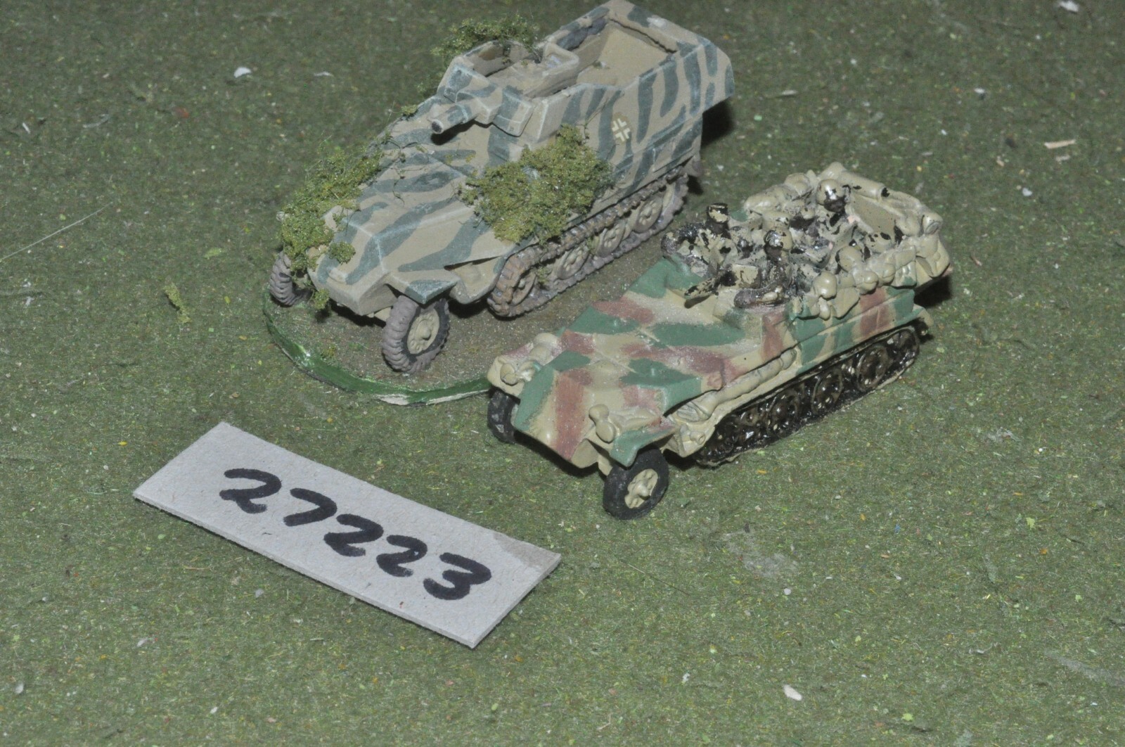 20mm WW2 / german - 2 half tracks - vehicles (27223) | eBay UK