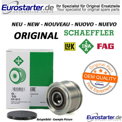 1x_ Riemenscheibe Lichtmaschine Pulley 03G903119B Neu Original INA für ...