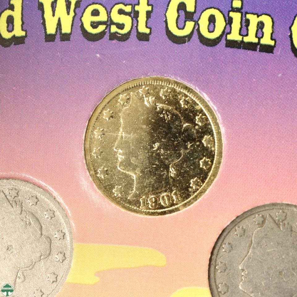 The Wild West Coin Collection - The New Frontier - set fo 5 Liberty V ...