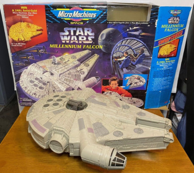Micro Machines Star Wars MILLENNIUM FALCON (Galoob, 1995) w/ Box ...