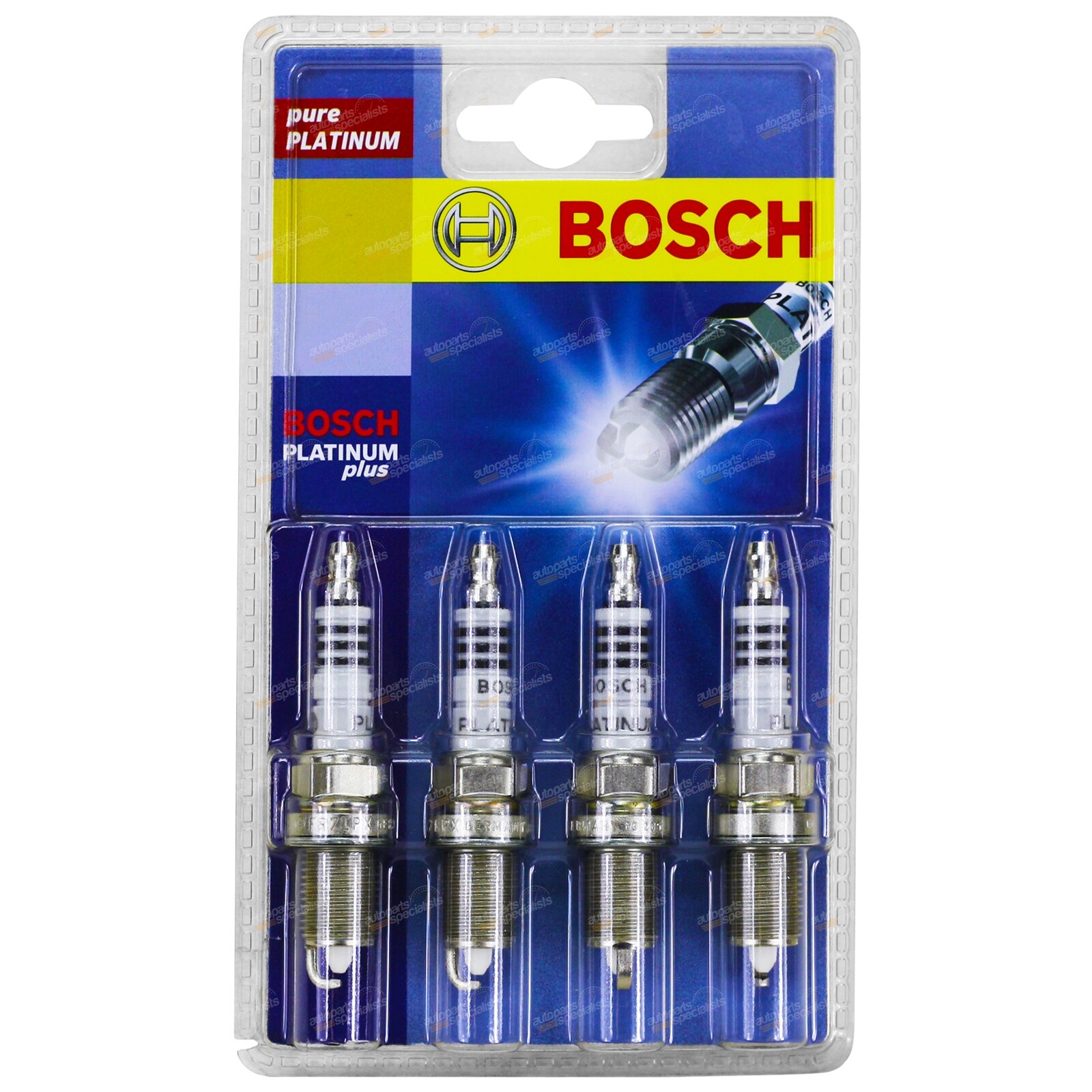 Bosch Platinum Spark Plug 4cyl Set for Peugeot 206 T1 1.6L TU5JP4 2001 ...