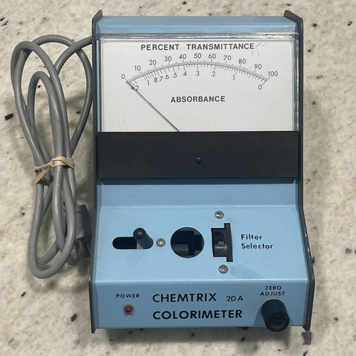 Chemtrix Colorimeter 20A Vintage For Parts Sold As Is | eBay
