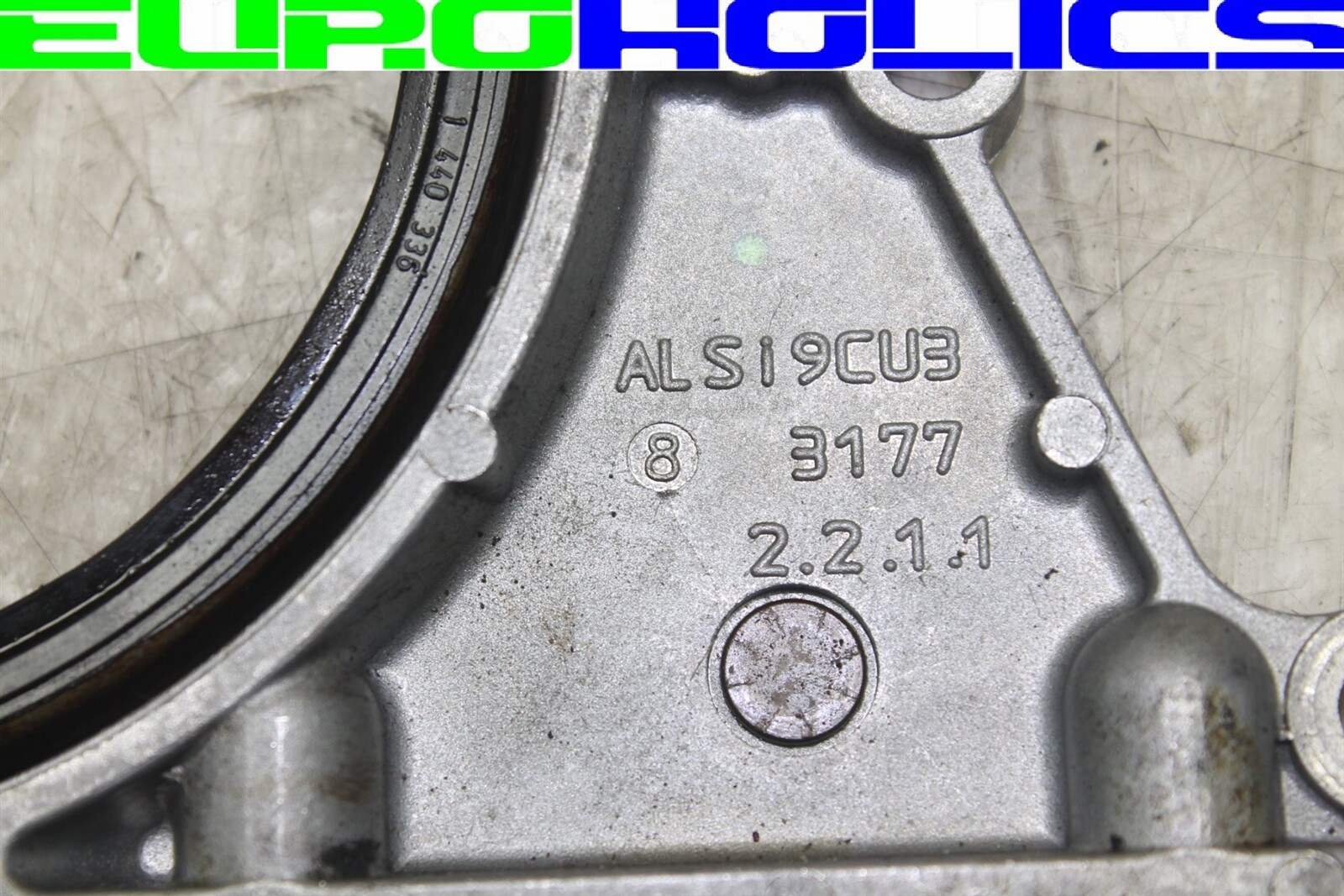 OEM BMW E65 750i 06-10 N62TU 650i Rear Main Crankshaft Seal Cover ...