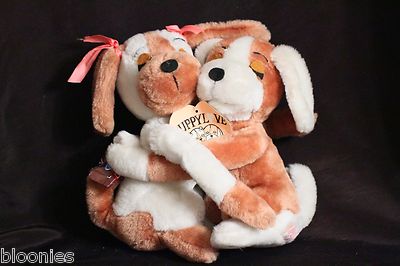 Dakin "PuppyLove" Puppy Dogs Hugging Plush Toy Doll Set 1976 | eBay
