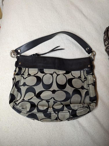 Coach Signature Logo Shoulder Bag | eBay