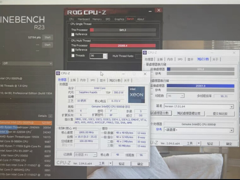 Intel Xeon Platinum 8461V ES CPU 48 Cores 96 Threads 3.5 GHz LGA4677 ...