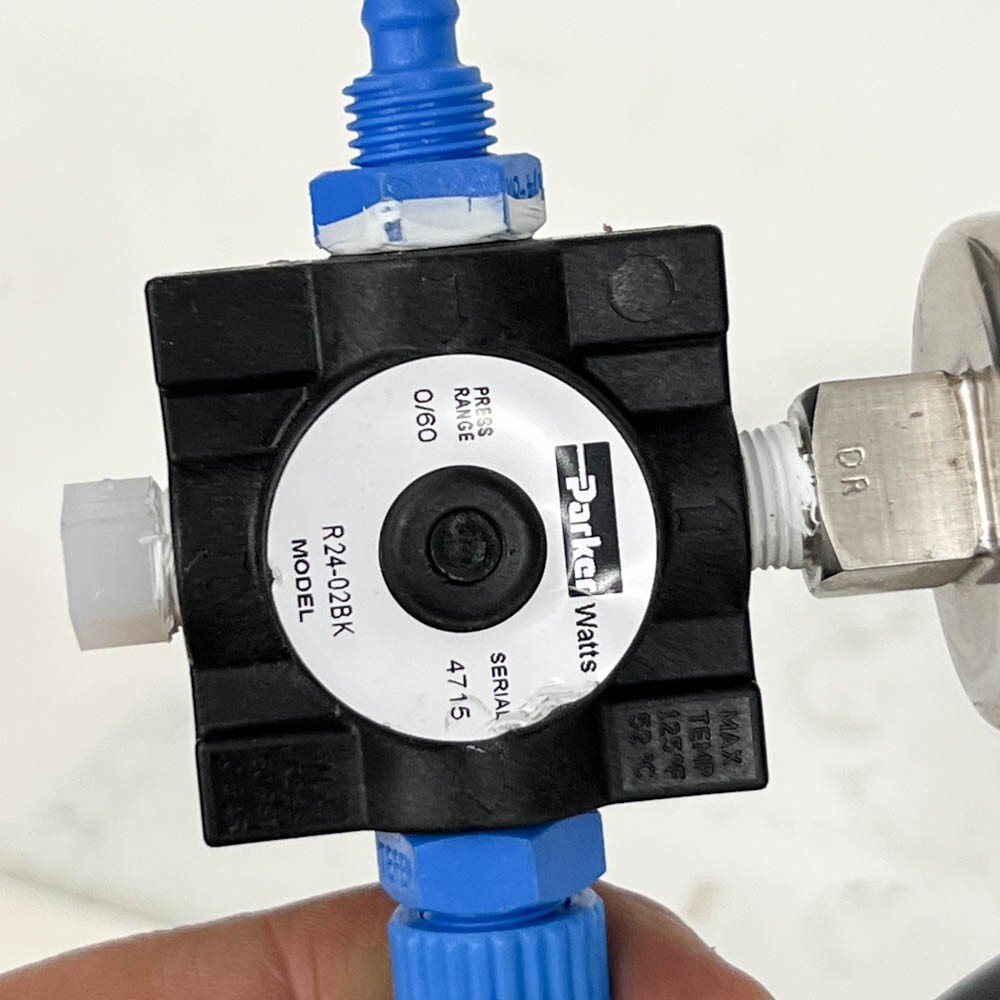 Millipore Prepak 1 PRPK00001US w Parker R24-02BK Pneumatic Regulator ...