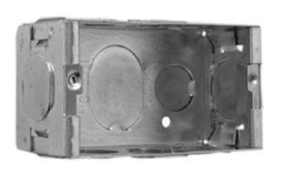 2x Clipsal STANDARD WALL BOX 94x54x39mm 1-Gang 11-Inlets, Slide Nut ...