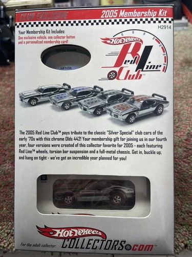 Hot Wheels Collectors HWC Red Line Club RLC 2005 Membership Kit OLDS ...