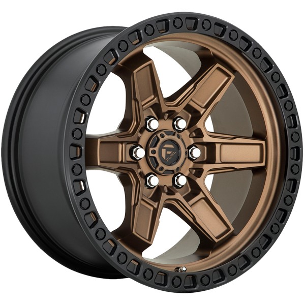 Fuel D699 Kicker 6 17x9 6x5.5" +1mm Bronze Wheel Rim 17" Inch | eBay