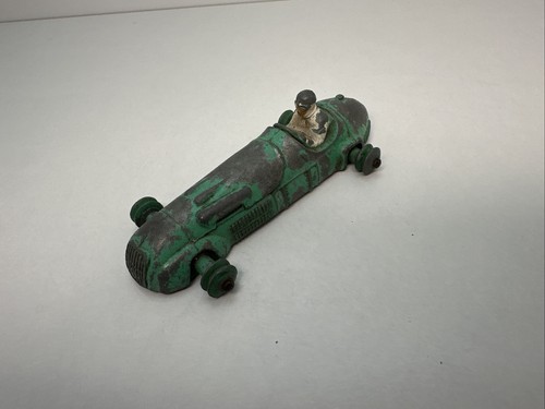 LOVELY VINTAGE DINKY TOYS # 23J/235 HWM RACING CAR 1950S DIECAST GREEN ...
