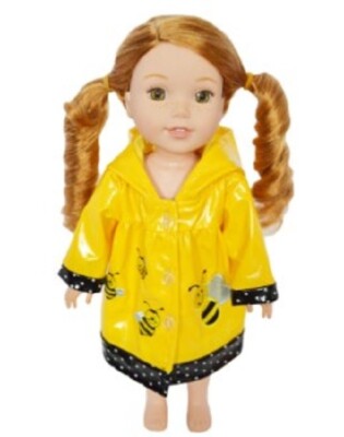 WW Outerwear, Rain Gear, Bumble Bee Raincoat & Rain Boots, for 14-14.5 ...