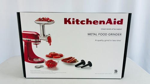 KitchenAid Stand Mixer Attachment Metal Food Grinder New Open Box | eBay