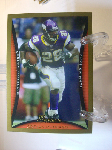 2008 Bowman Gold Football Card #29 Adrian Peterson (93358) | eBay