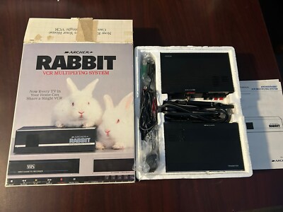 1980s Vintage Archer Rabbit VCR Multiplying System New Open Box See ...