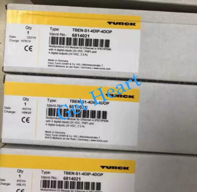 1pcs TURCK TBEN-S1-4DIP-4DOP Input/output digital quantity module ...