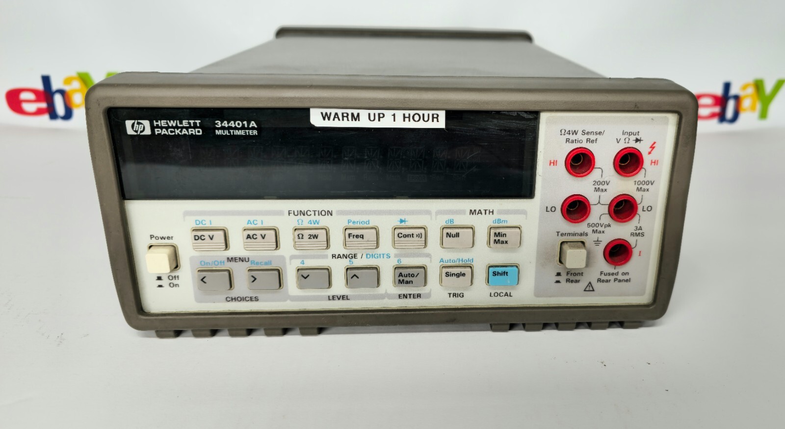 HP / Agilent 34401A Digital Multimeter, 6½ Digit | eBay