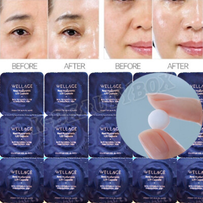 WELLAGE Real Hyaluronic Capsule 18mg Moisturizer Capsule Korea Hit Item ...