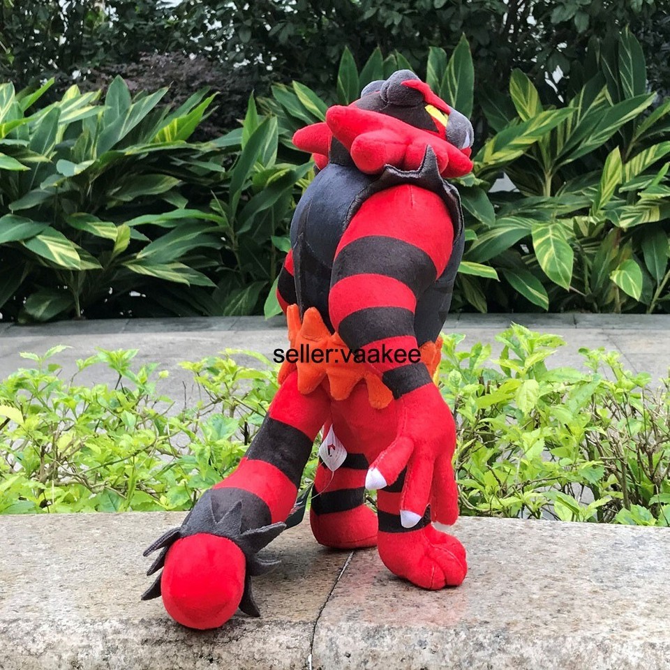 High Quality Incineroar 12.5" Plush Cartoon Stuffed Toy Soft Animation ...