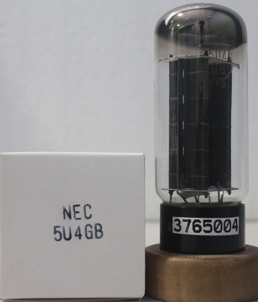 5U4GB NEC Top "O" Getter Black Plate Made In Japan Amplitrex Tested 1 ...