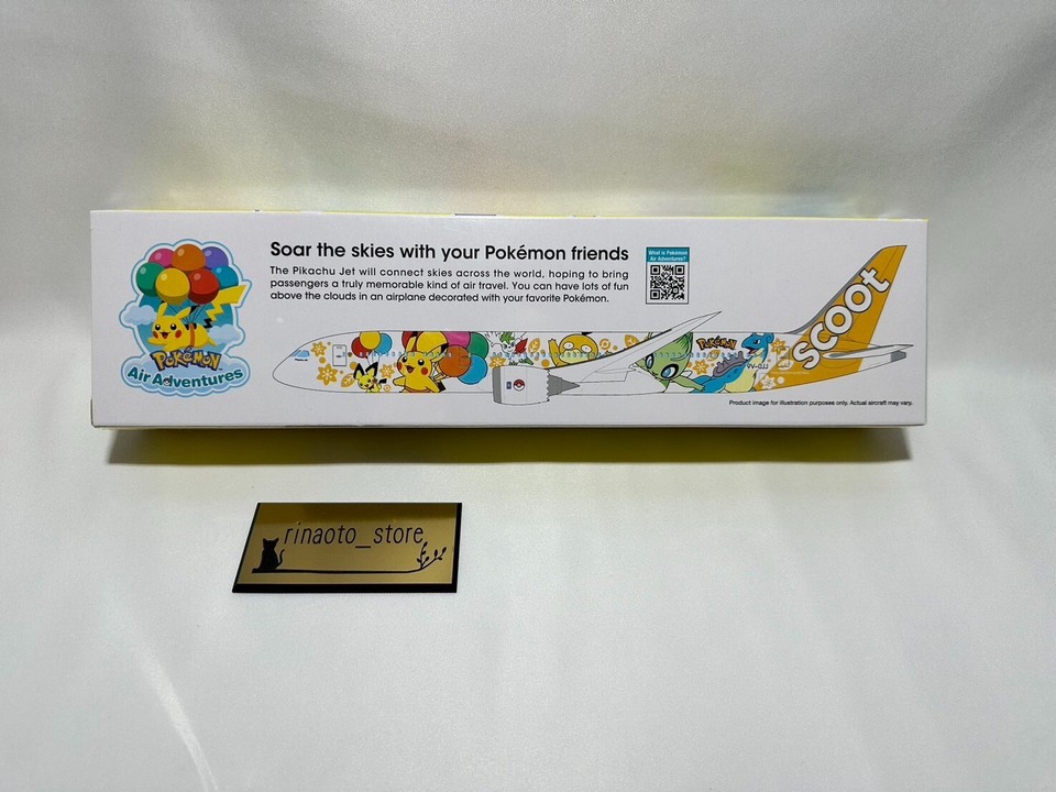 Japan Limited Edition scoot pokemon Pikachu Jet Model Plane 1:200 in ...