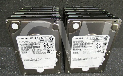 LOT OF 10 - Toshiba AL13SEB900 900GB 10K RPM 6Gb/s 2.5" SAS HDD Hard ...