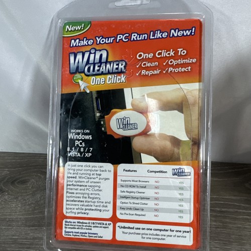 Win Cleaner USB As Seen on TV One Click PC Computer Clean Repair ...