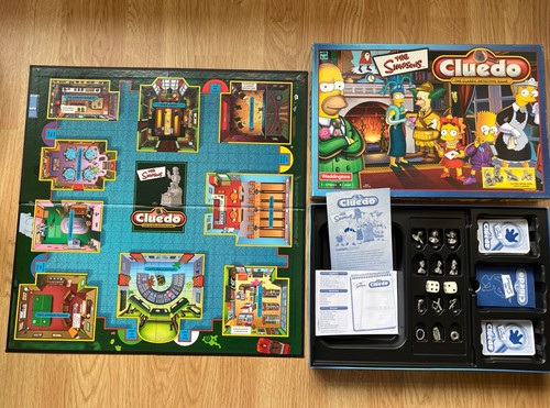 Cluedo The Simpsons Board Game 2001 Edition Hasbro Gaming - 100% ...
