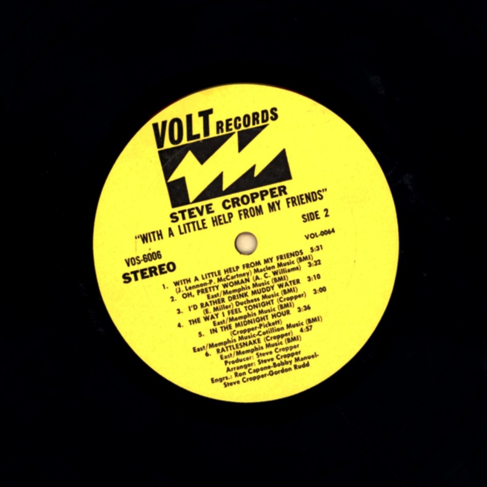 Steve Cropper With A Little Help From My Friends 1969 KILLER SOUL ...