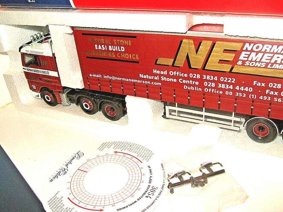 Corgi CC13404 MAN TGA Curtainside & Moffett Mounty- Norman Emerson Ltd ...