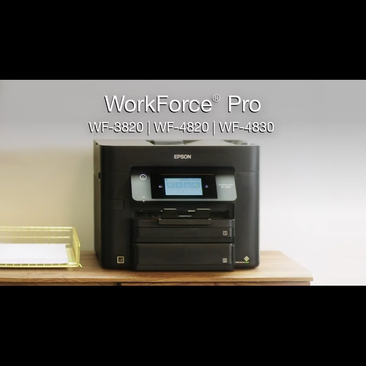 Epson WF-4830 Wireless All in One Printer Scanner Copier Fax ...