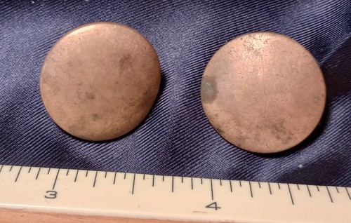 WW1 German copper plain Buttons, 2, Rudolf Souval R.S. backmark | eBay