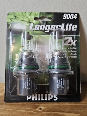 Headlight Bulbs Philips 9004 LL 65/45W 2x Longer Life Car Truck | eBay