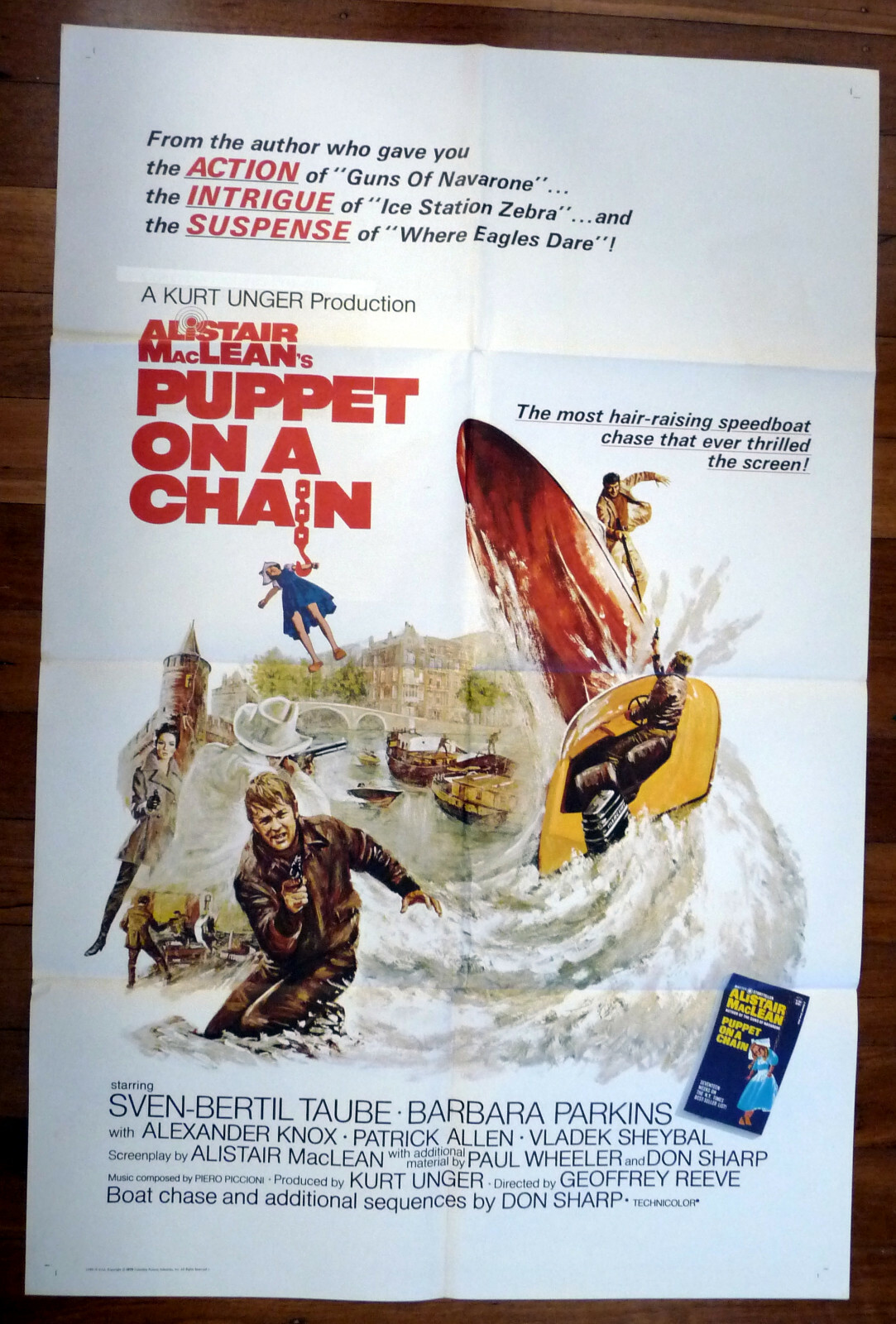 PUPPET ON A CHAIN Original 1971 American One Sheet Movie Poster ...