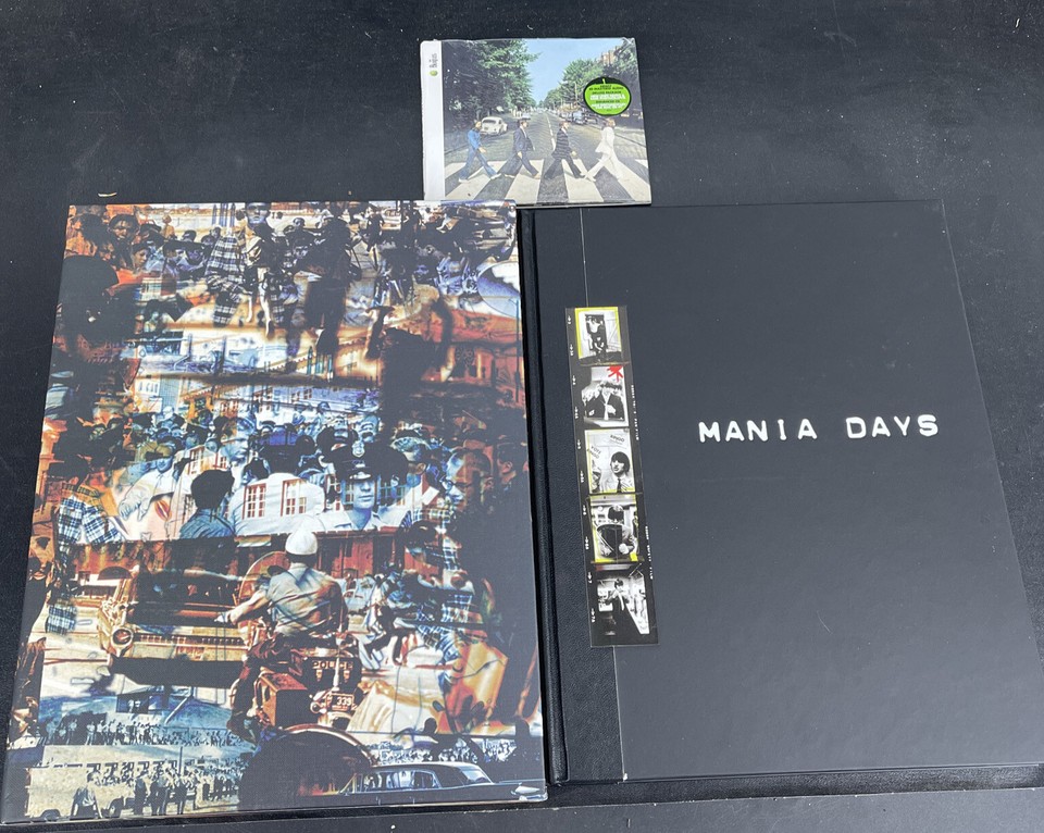 Signed GENESIS PUBLICATIONS BOOK RARE George Harrison - Mania Days ...