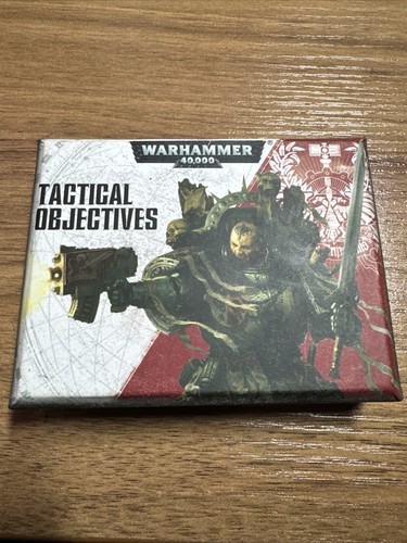 Warhammer 40K Tactical Objectives cards, never used, in original box | eBay