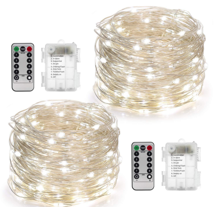 Fairy Lights Battery Operated String Light Remote String Lights For ...