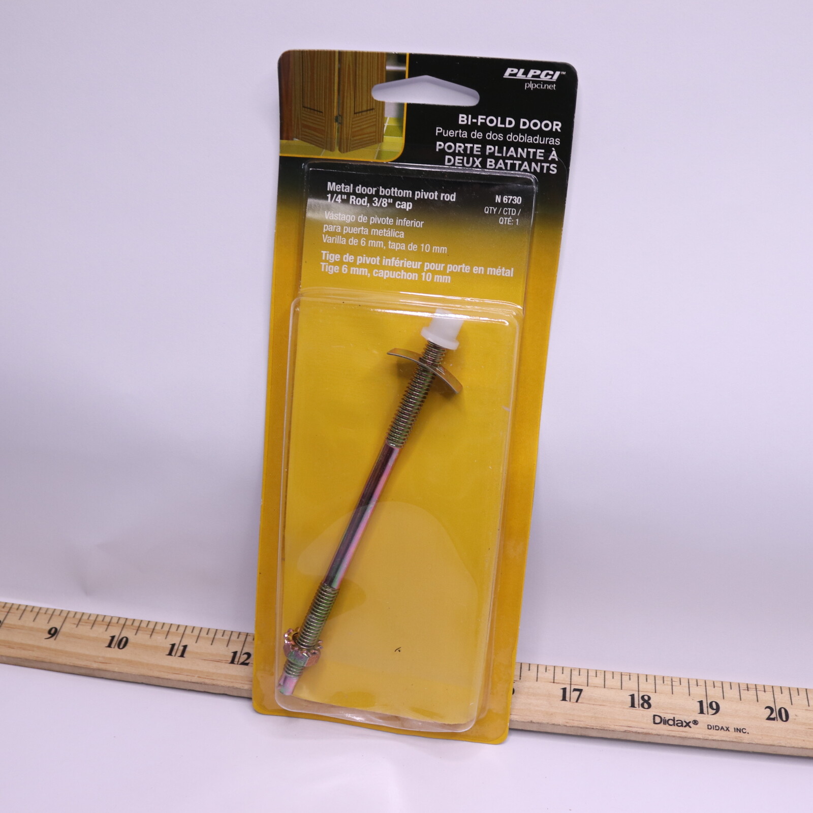 Prime-Line Bottom Pivot Pin Assembly Steel 3/8" Diameter x 5-1/2" N ...