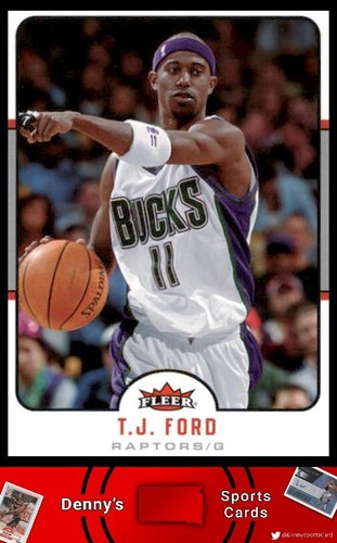 2006 Fleer #106 T.J. Ford Toronto Raptors Basketball Card | eBay