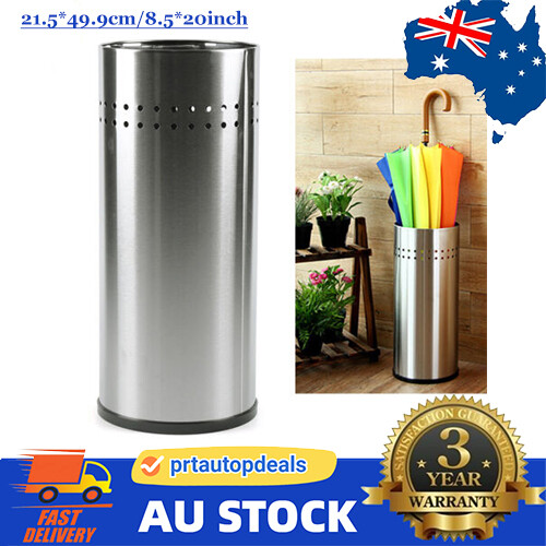 Silver Metal Umbrella Stand Rack, Stainless Steel Umbrella Storage ...