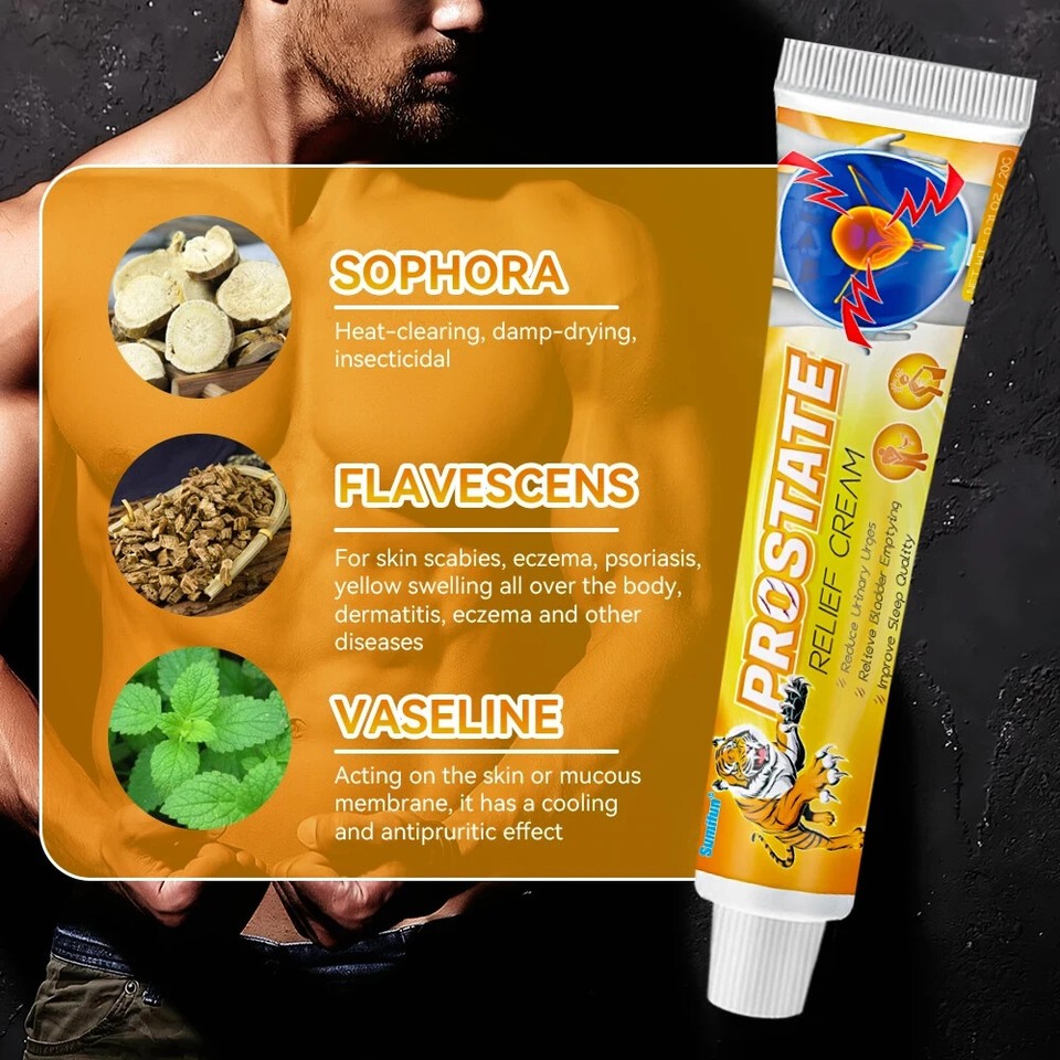 New Prostatitis Cream Prostate Urological Navel Massage Care Ointment ...