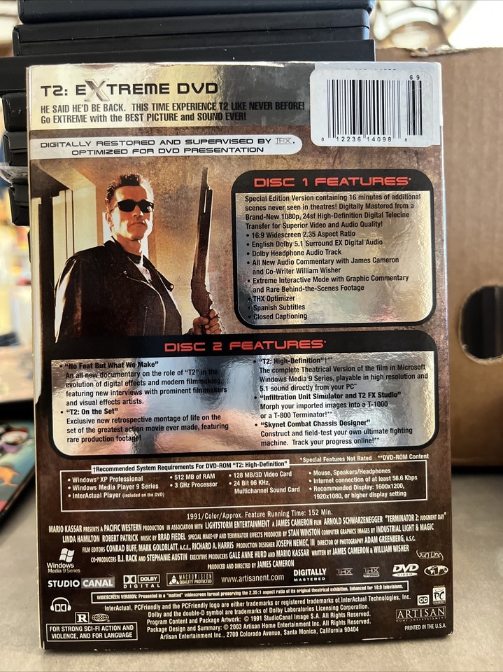 Terminator 2: Judgment Day (Widescreen) DVD | eBay