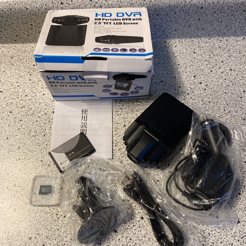 HD DVR PORTABLE DVR w/ 2.5” TFT LCD SCREEN- RECORDER CAMERA IN CAR New ...