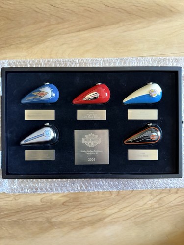 Harley Davidson 2006 Mini Gas Tank Set Shadow Box Display Ornament ...