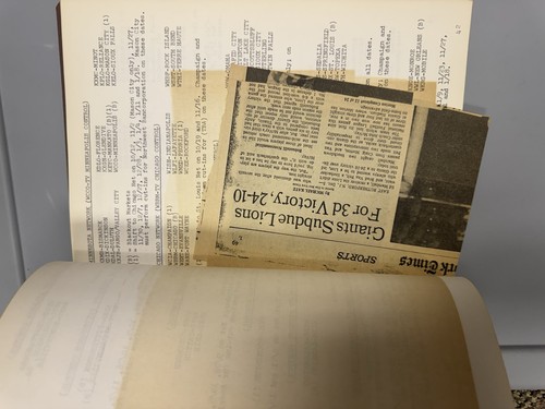 1969 NFL Manual by Bill Pitts | eBay