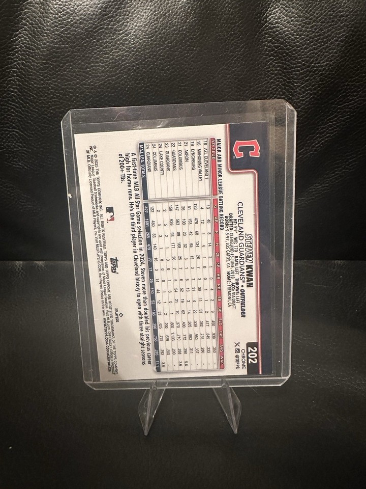 2025 Topps Logofractor - Steven Kwan Cleveland Guardians #202 | eBay