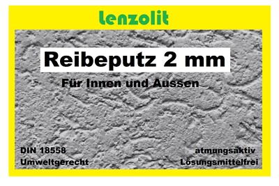 500 kg Reibeputz 2mm Faschenputz Rillenputz Edelputz Strukturputz ...