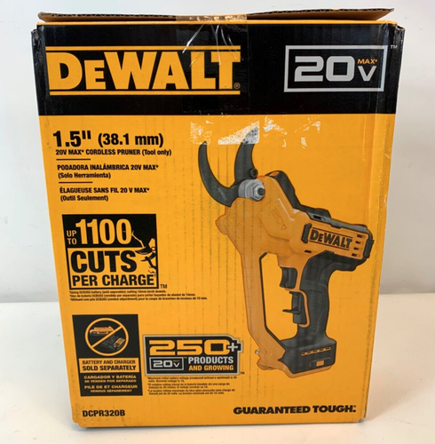 DEWALT DCPR320B 20V MAX 1.5" Cordless Pruner - Yellow for sale online ...
