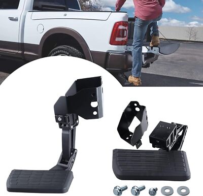 Rear Bumper Side Bed Step for 2009-2018 Ram 1500 2010-2018 Ram 2500 ...