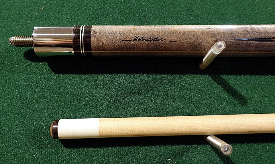 New Vintage signed Helmstetter Pool Cue Billiards Never used 1st ...